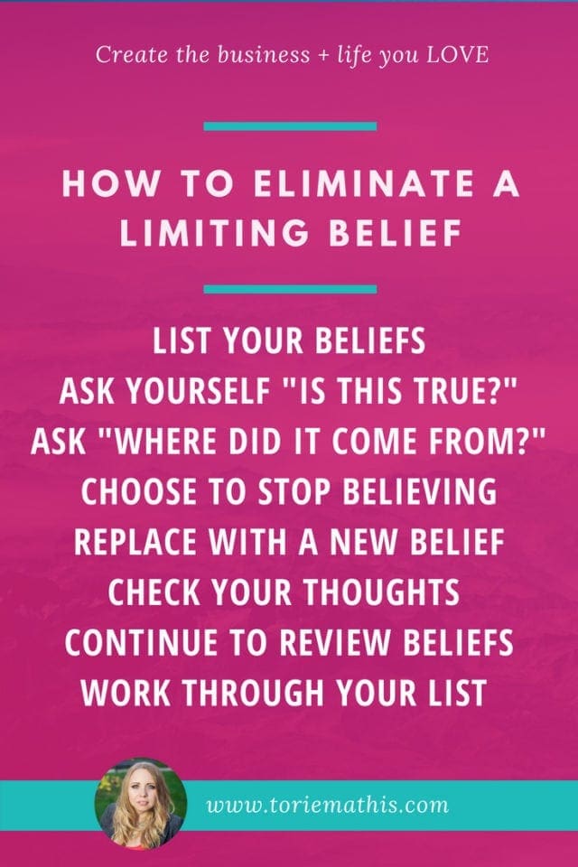 Becoming limitless: How to let go of limiting beliefs - Torie Mathis